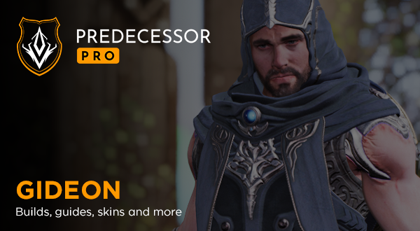 Gideon Best Builds, Guides, Best Items | predecessor.pro